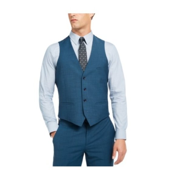 Bar III | Suits & Blazers | Nwt Bar Iii Mens Suit Vest Navy Small ...